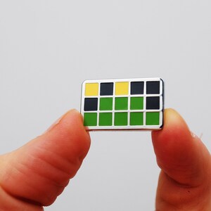 Wordle Enamel Pin Great Wordle Gift for Birthdays of Fans Wordle Game ...