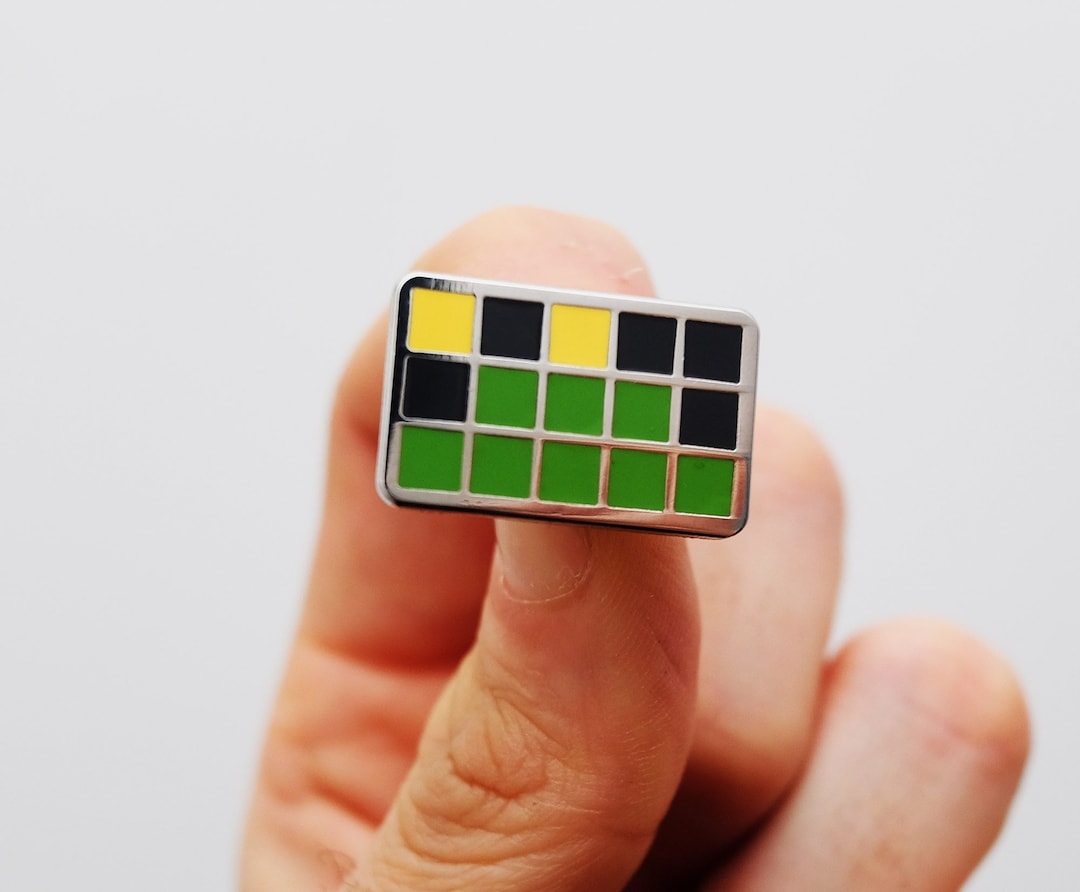 Wordle Enamel Pin Great Wordle Gift for Birthdays of Fans Wordle Game ...