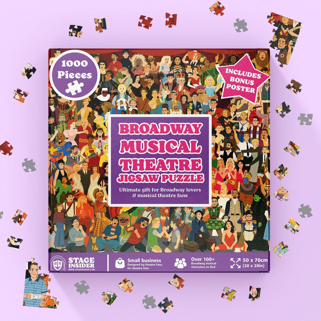 Broadway Musical Theatre Jigsaw Puzzle: Gift for Musical Theatre Fans ...
