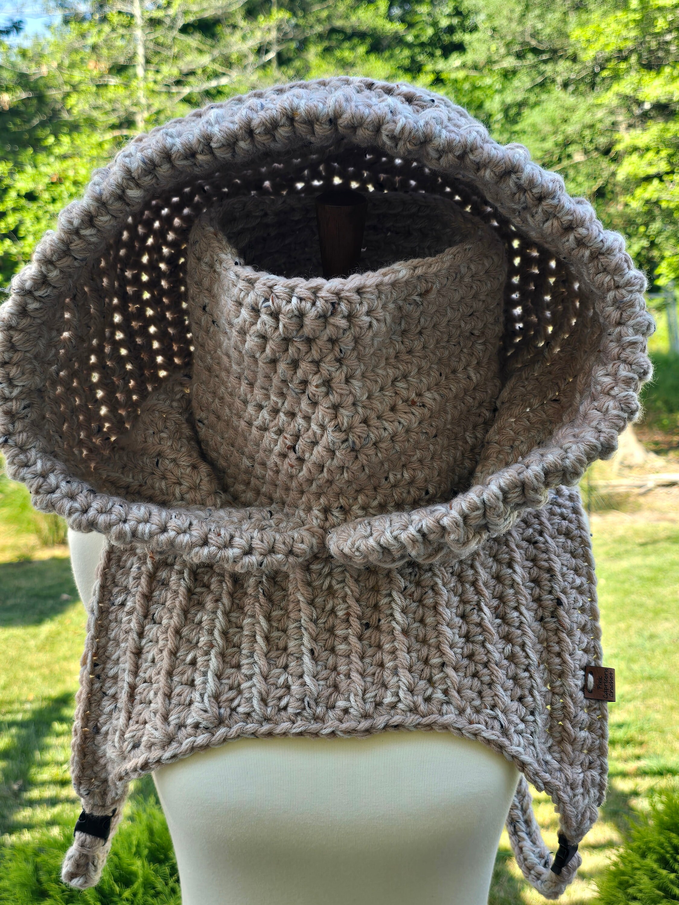 Matrixx Hood, Crochet Matrixx Hood, Crochet Hooded Cowl - Etsy