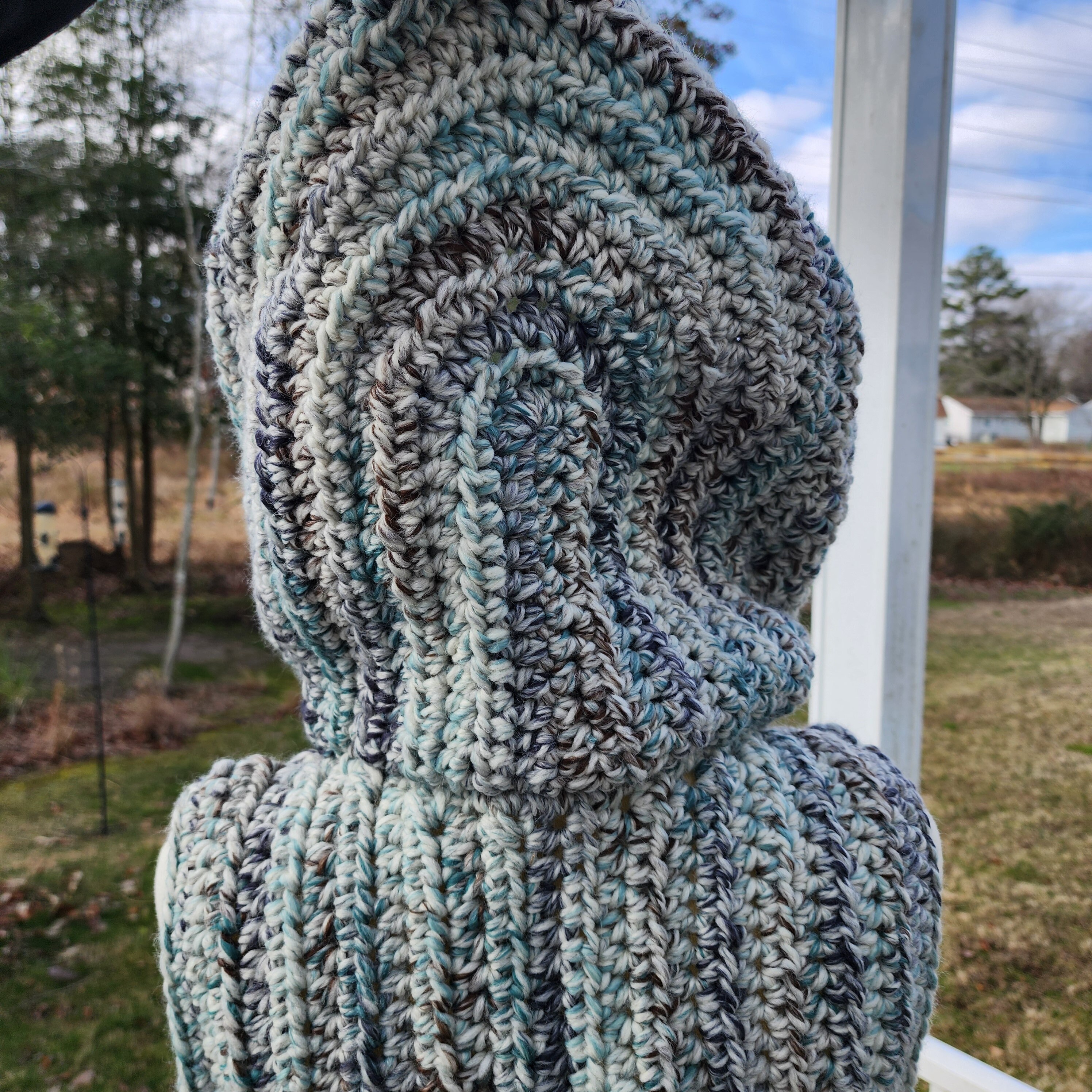 Matrixx Hood, Crochet Matrixx Hood, Crochet Hooded Cowl - Etsy