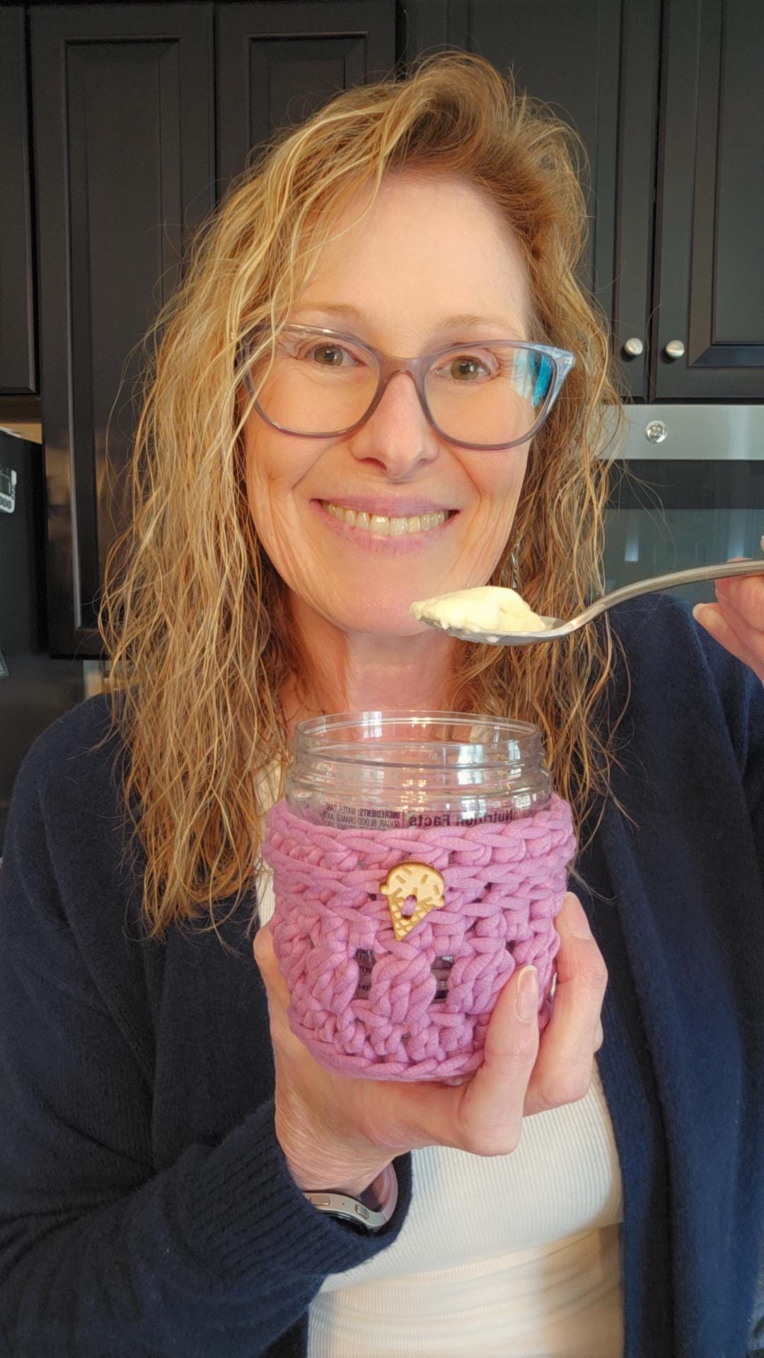 Crochet Pint Cozy, Ice Cream Cozy, Gift for Ice Cream Lover, Summertime ...