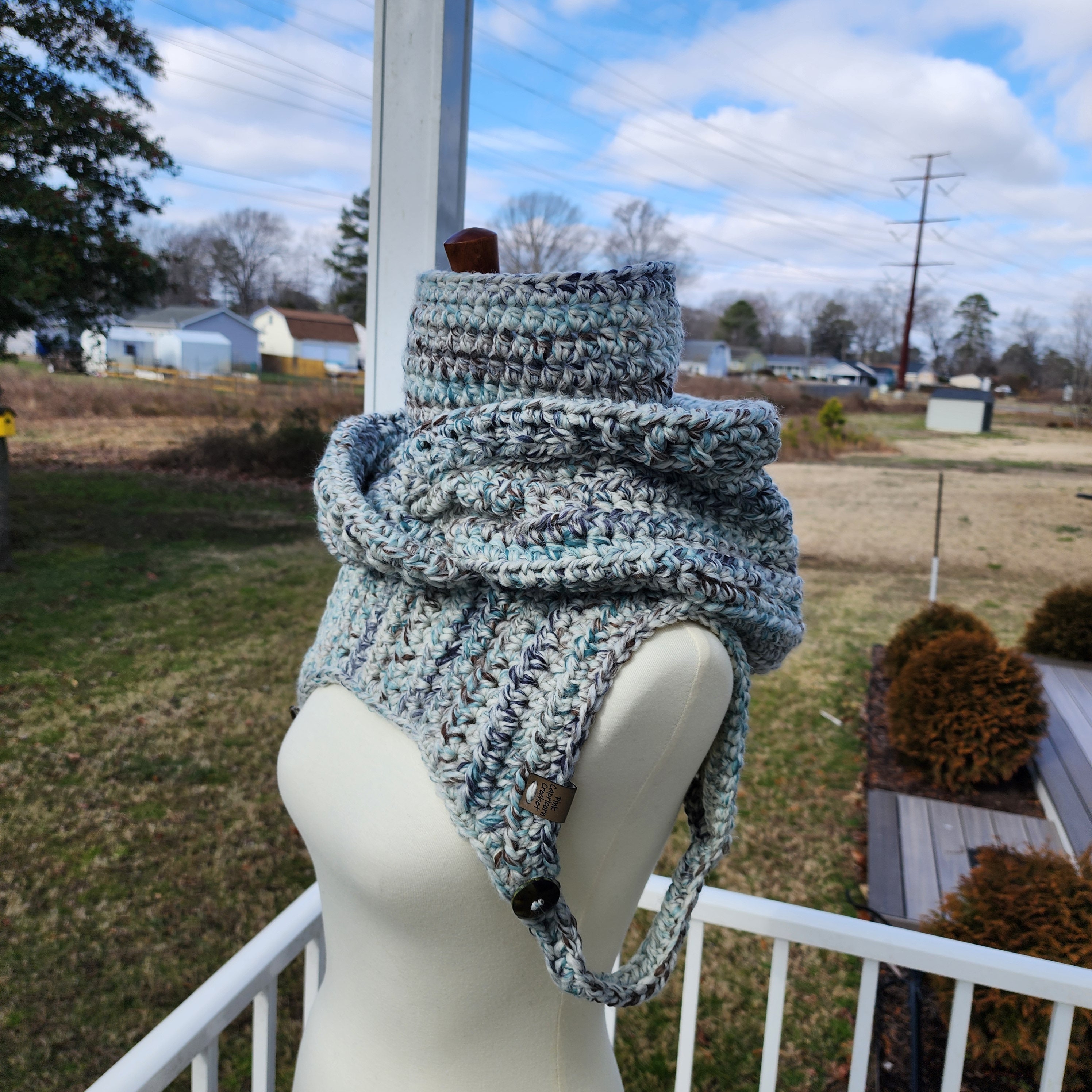 Matrixx Hood, Crochet Matrixx Hood, Crochet Hooded Cowl - Etsy