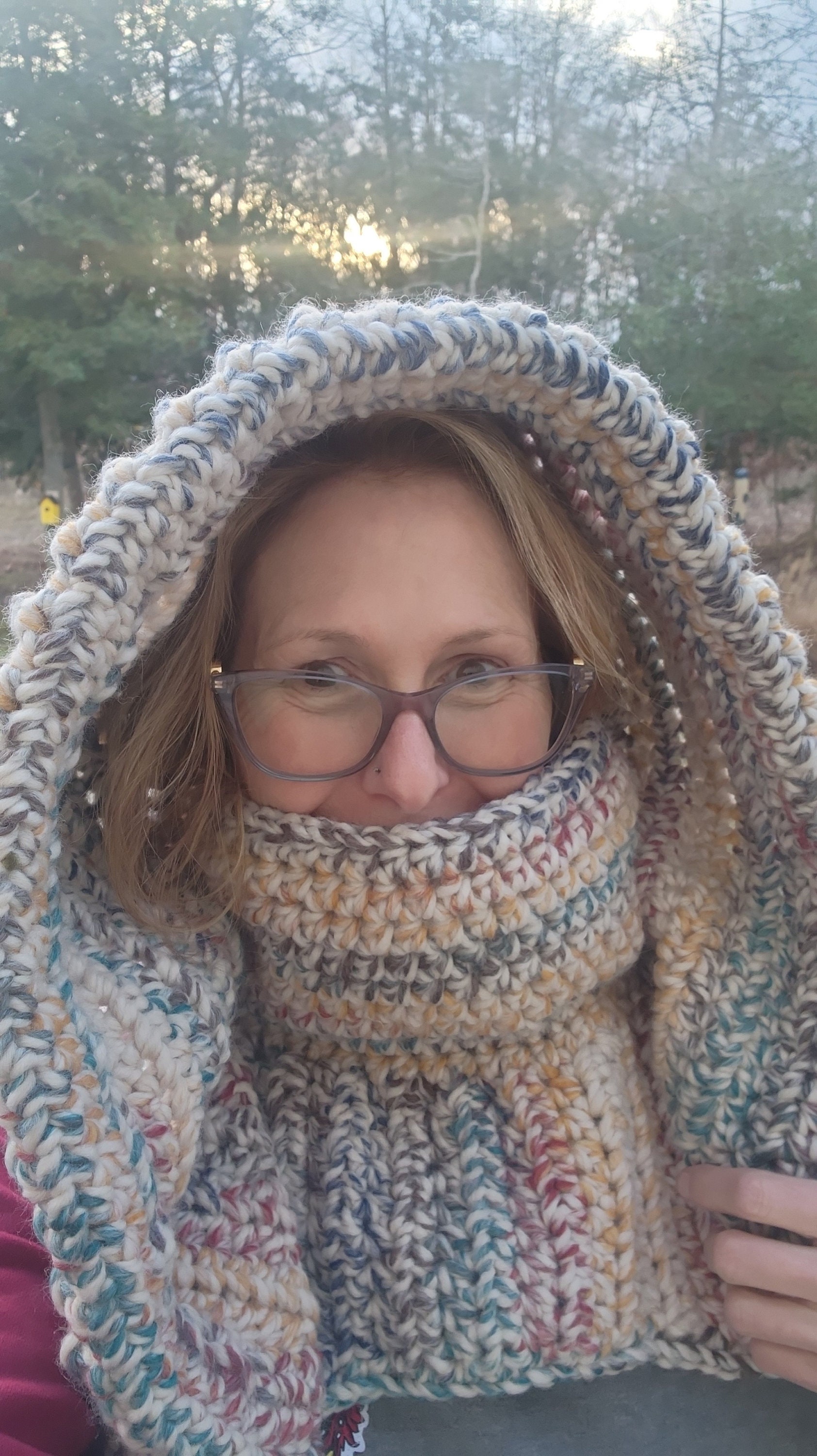 Matrixx Hood, Crochet Matrixx Hood, Crochet Hooded Cowl - Etsy