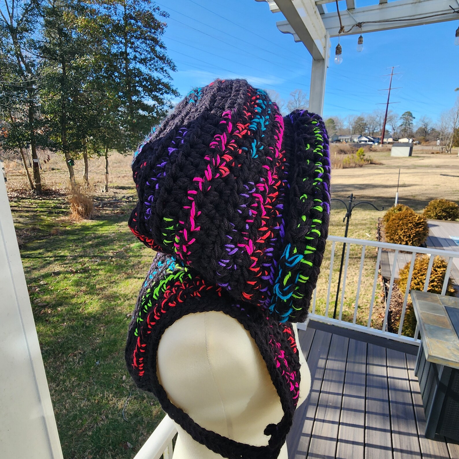 Matrixx Hood, Crochet Matrixx Hood, Crochet Hooded Cowl - Etsy UK