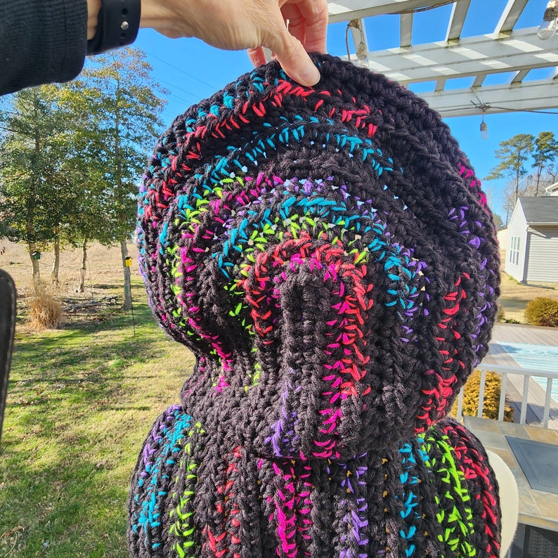 Matrixx Hood, Crochet Matrixx Hood, Crochet Hooded Cowl - Etsy UK