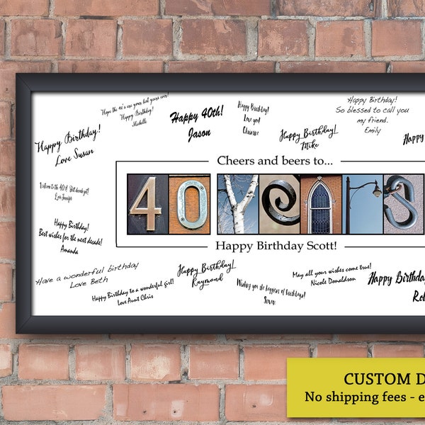 40th Birthday Decorations - Etsy