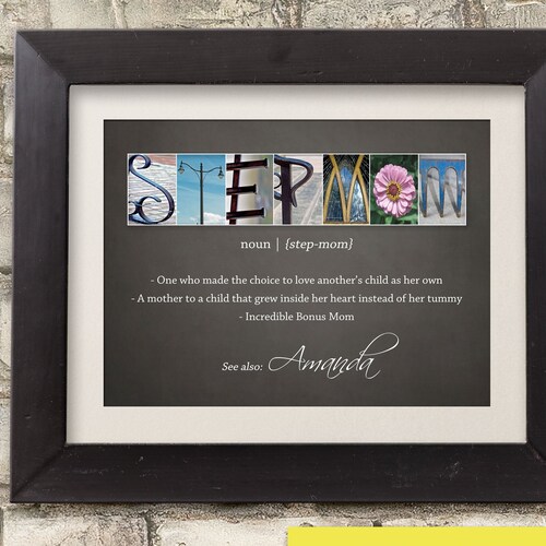 Personalized Mothers Day T For Stepmom Stepmom Printable Etsy