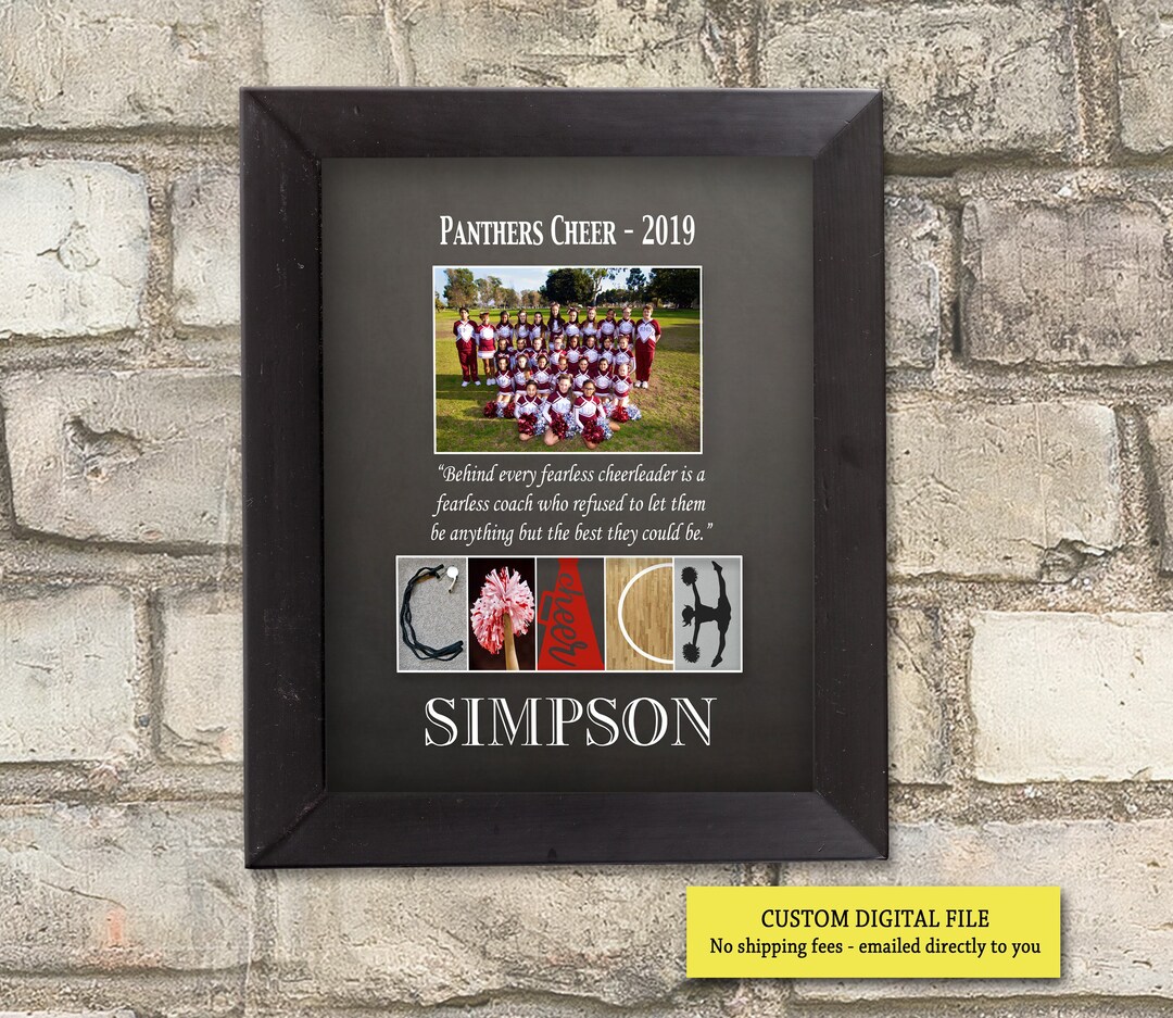 Personalized Cheer Coach Gift for Cheer Coach Thanks Team Gift Cheer ...