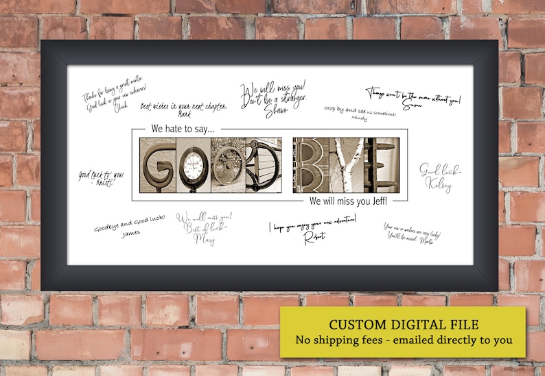 Personalized Good Bye Gift for Coworker, Farewell Gifts for Coworker ...