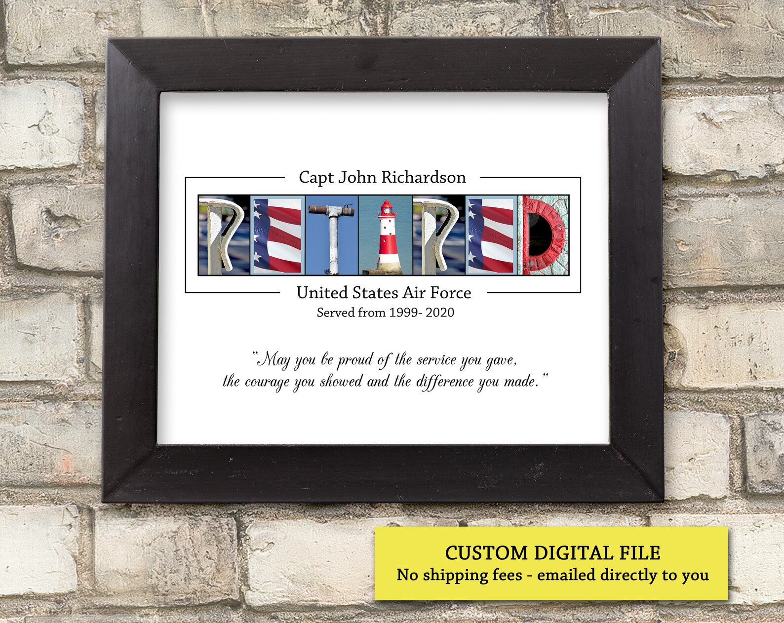 Custom Military Retirement Gift at Ease Retirement, Military Gift, Army ...