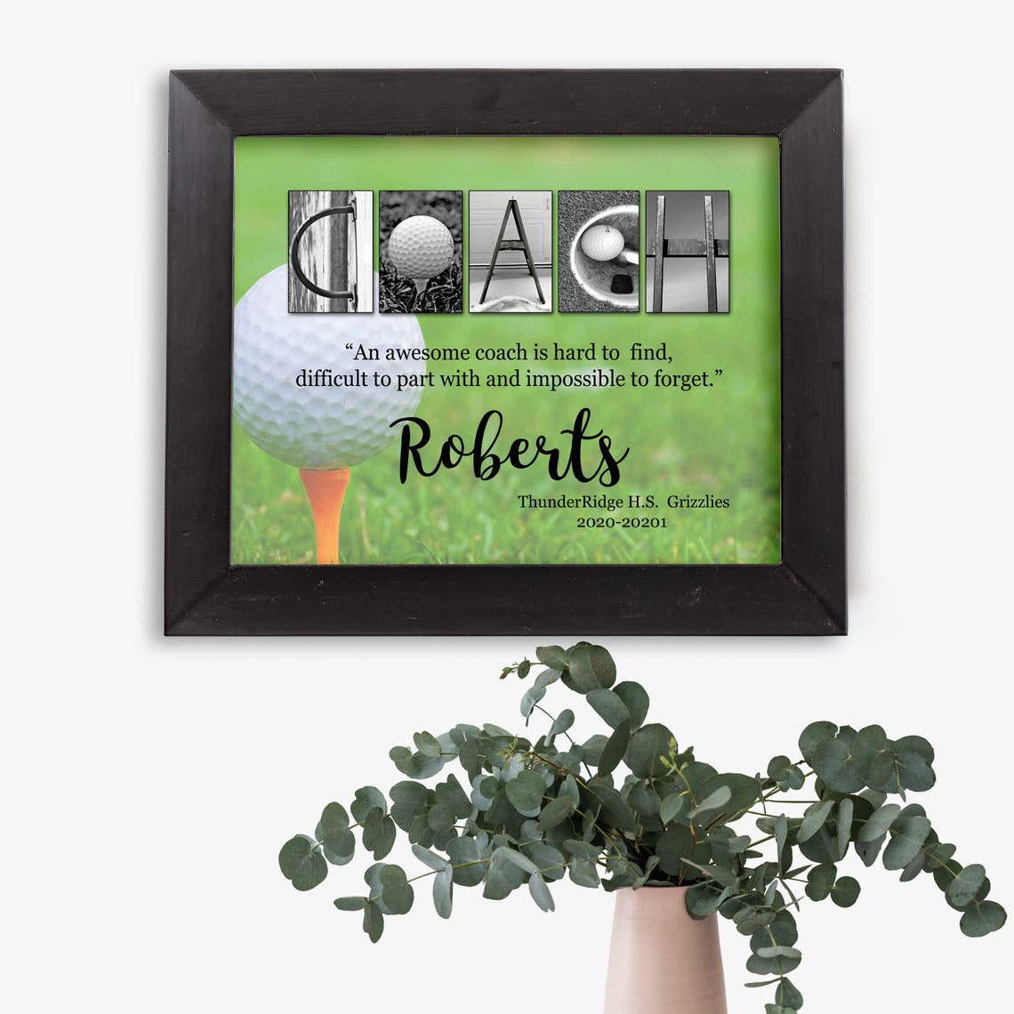 Golf Coach Gift Idea Coaches Gifts Golf Gift Thank You - Etsy