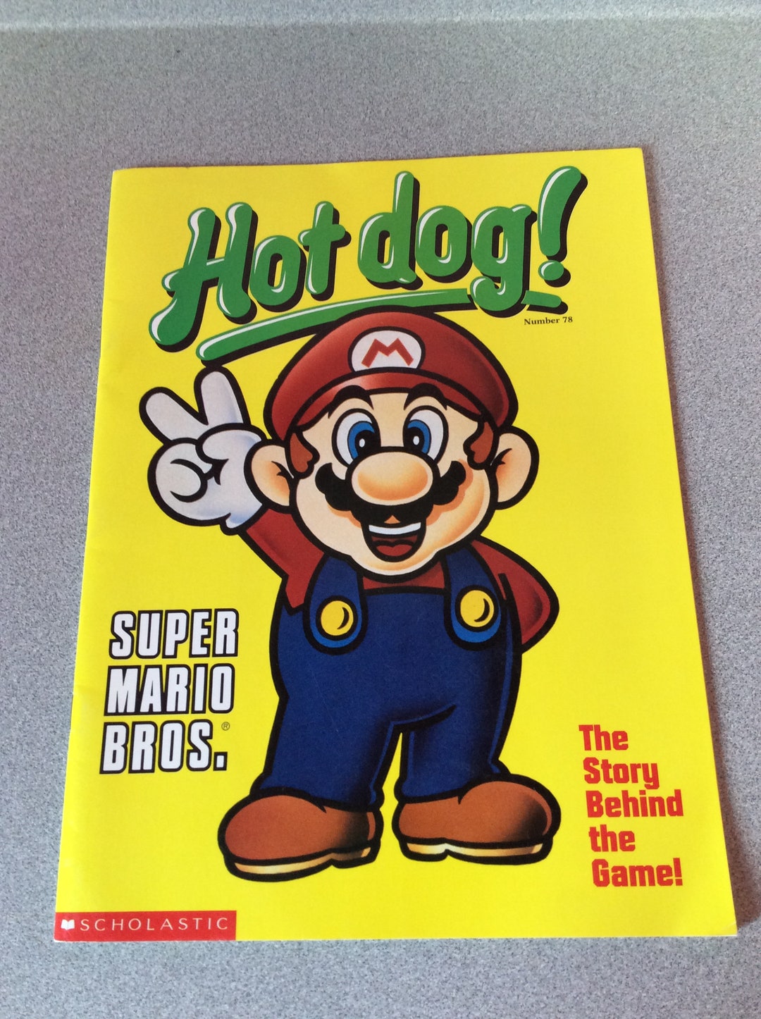 Super Mario Bros. Hot Dog Scholastic Magazine Number 78 - Etsy