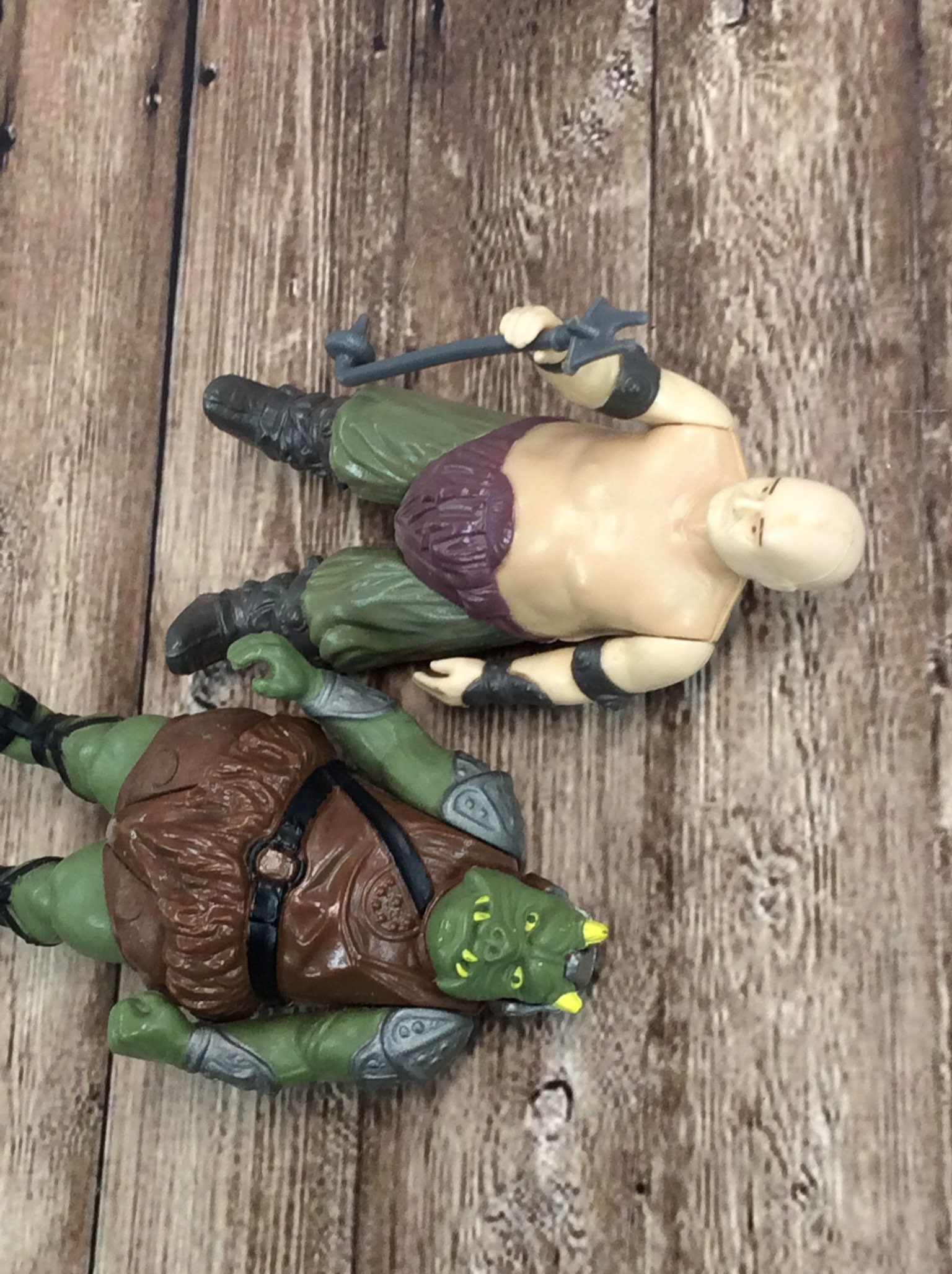 Star Wars Return of the Jedi Figures Rancor Keeper and Gamorrean Guard ...