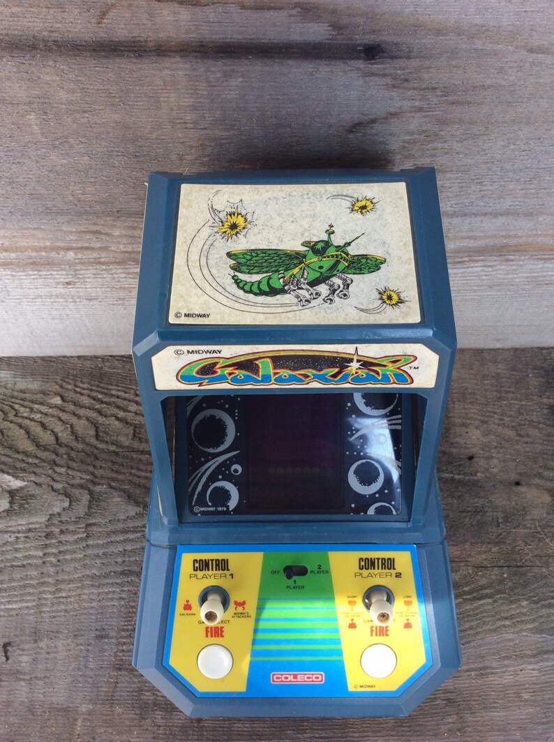 Coleco Galaxian Mini Arcade Vintage Tabletop Arcade Game - Etsy