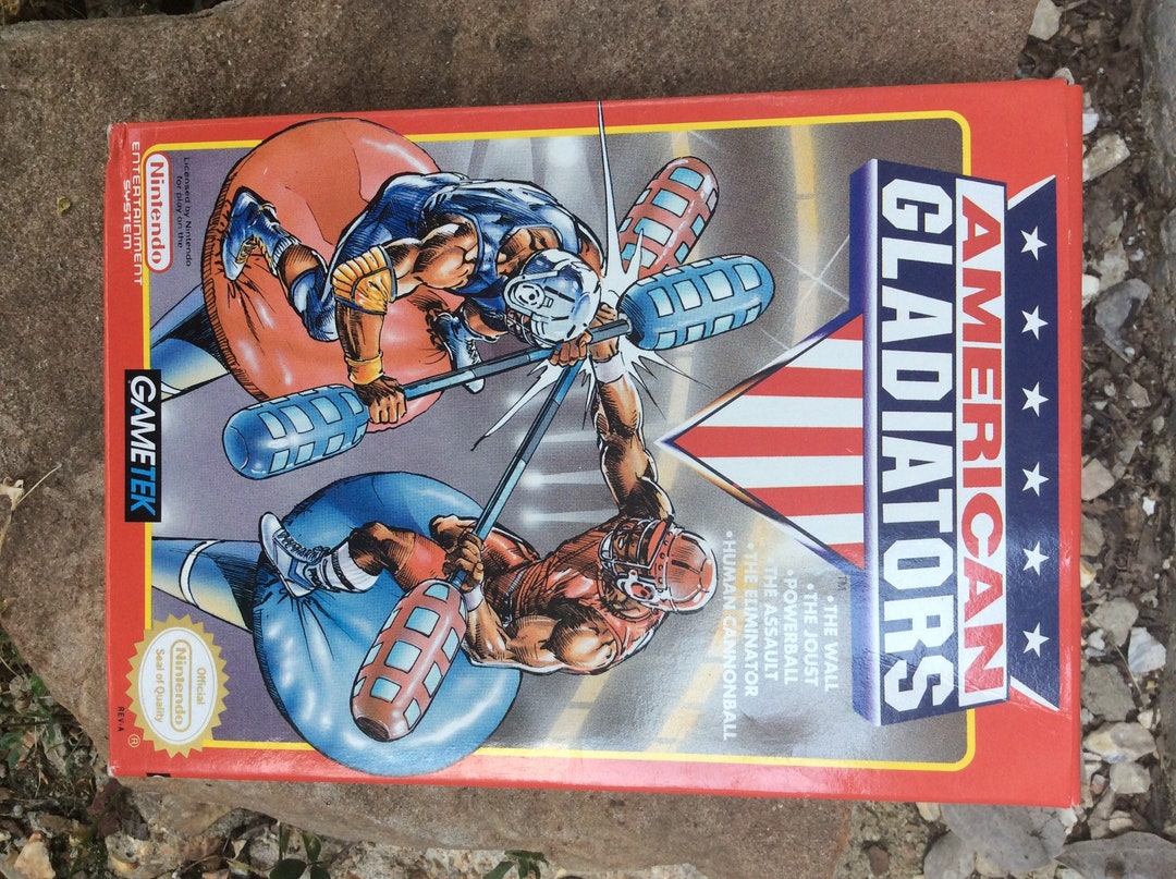 Nes American Gladiators Game Gametex Nintendo Entertainment System game ...