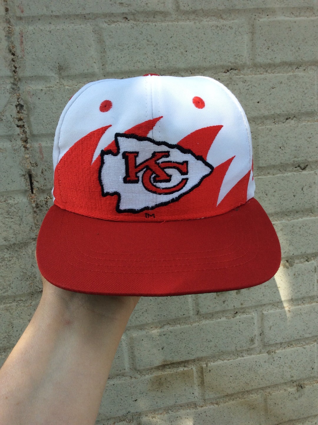 Vintage Kansas City Chiefs Pro Line Snap Back Hat Shark Tooth - Etsy