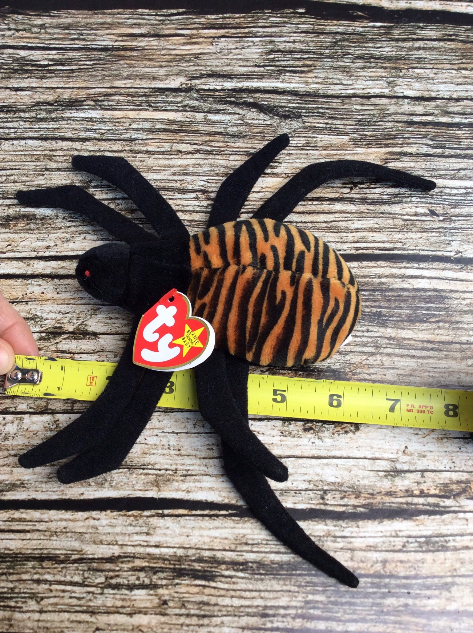 RARE Ty Beanie Baby Spinner With Creepy Tush Tag 1996 Ty | Etsy