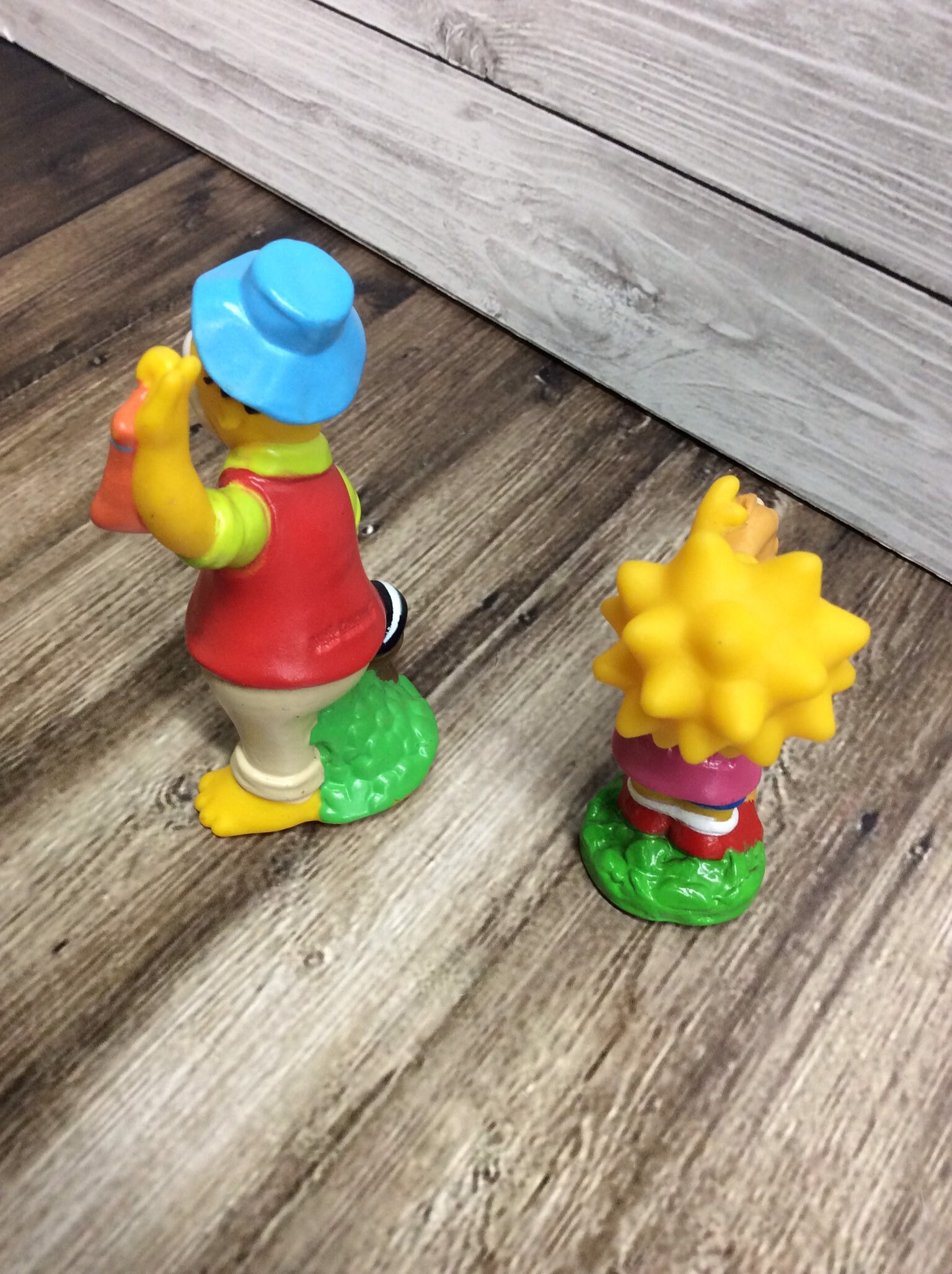 Simpsons Camping Figures 1990 Homer Simpson and Lisa Simpson - Etsy