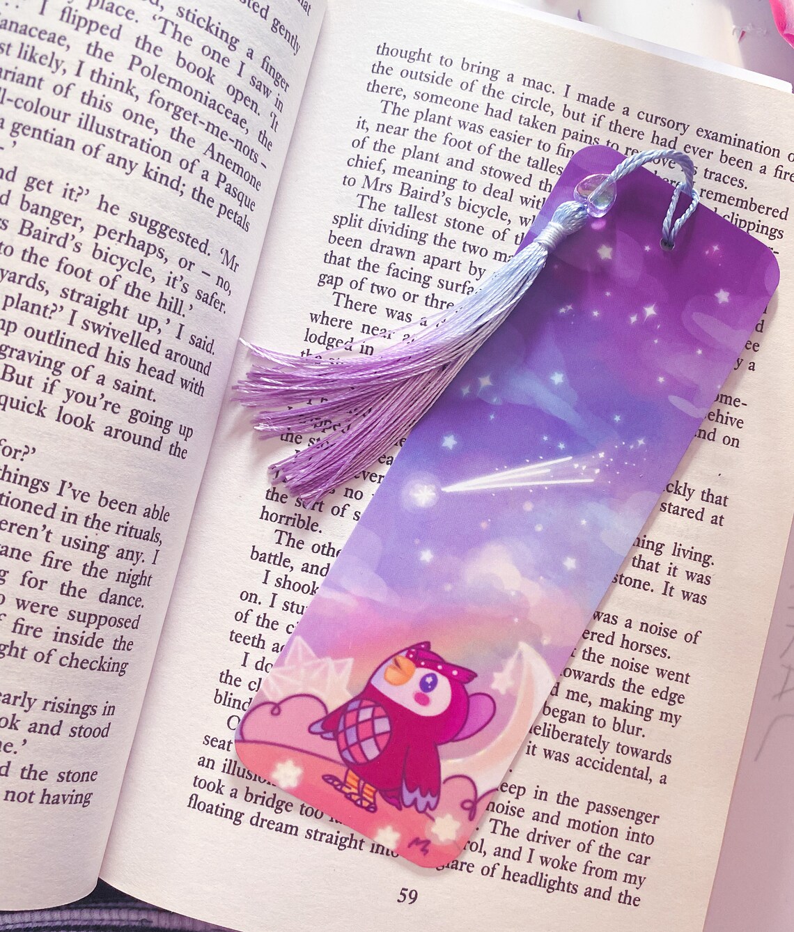 Animal Crossing Celeste Cute Kawaii Bookmark, New Horizons Switch Game ...