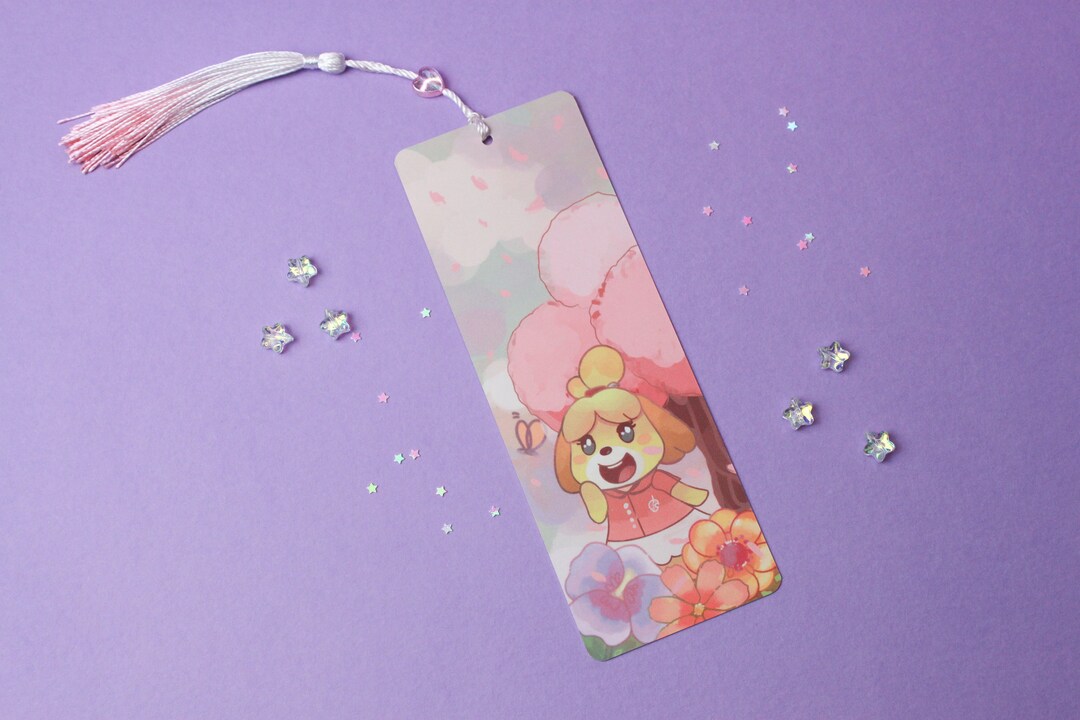 Animal Crossing Isabelle Cute Kawaii Bookmark, New Horizons Switch Game ...