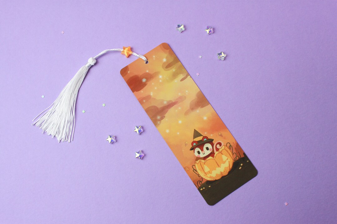 Animal Crossing Poppy Cute Halloween, Autumn, Kawaii Bookmark, New ...