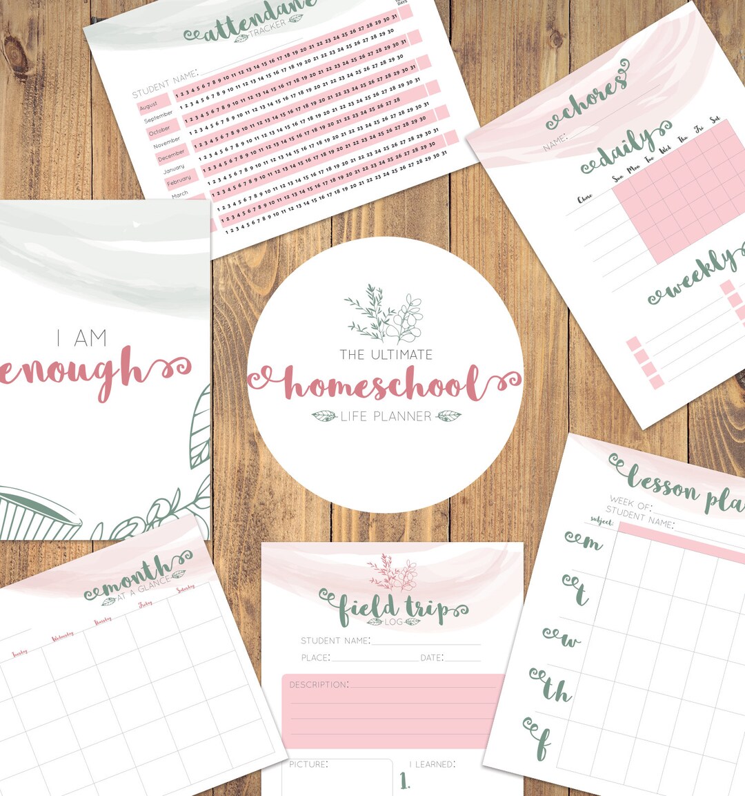 Printable Homeschool Life Planner Binder | Planner | Homeschool ...