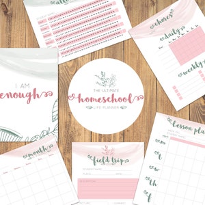 Printable Homeschool Life Planner Binder | Planner | Homeschool ...