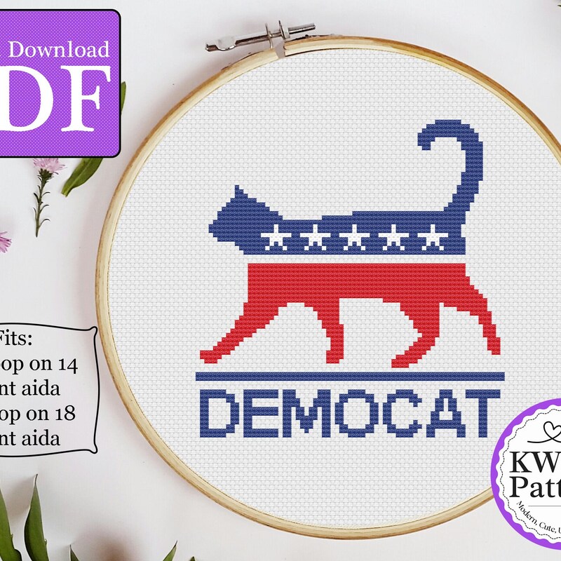 Political Cross Stitch Patterns - Etsy