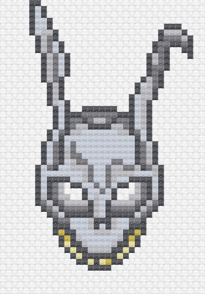 Donnie Darko Frank Cross Stitch Pattern - Etsy