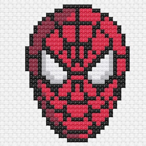 Spiderman Cross Stitch Pattern - Etsy
