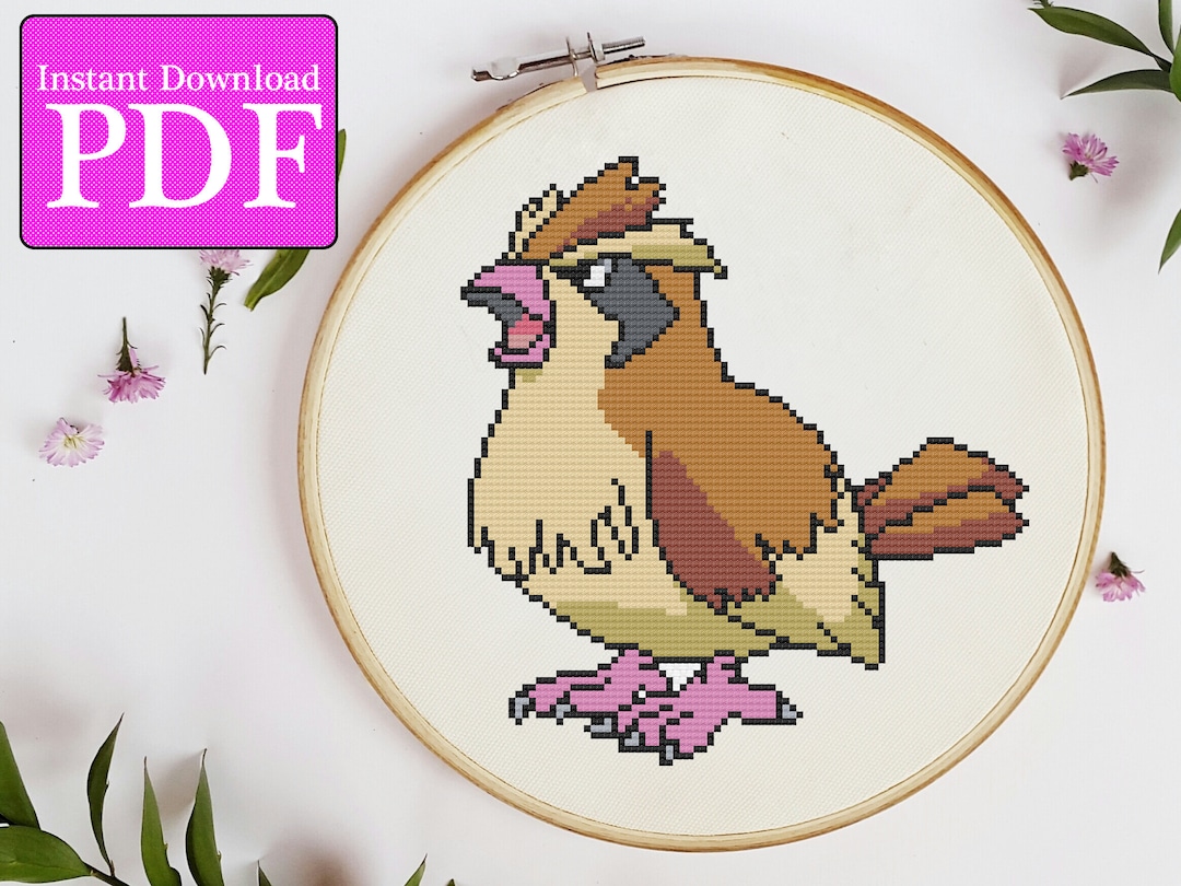 Pidgey Cross Stitch Pattern - Etsy