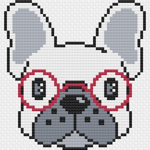 Three Cute Frenchies Cross Stitch Pattern - Etsy