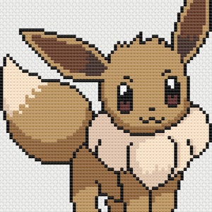 Eevee Cross Stitch Pattern - Etsy