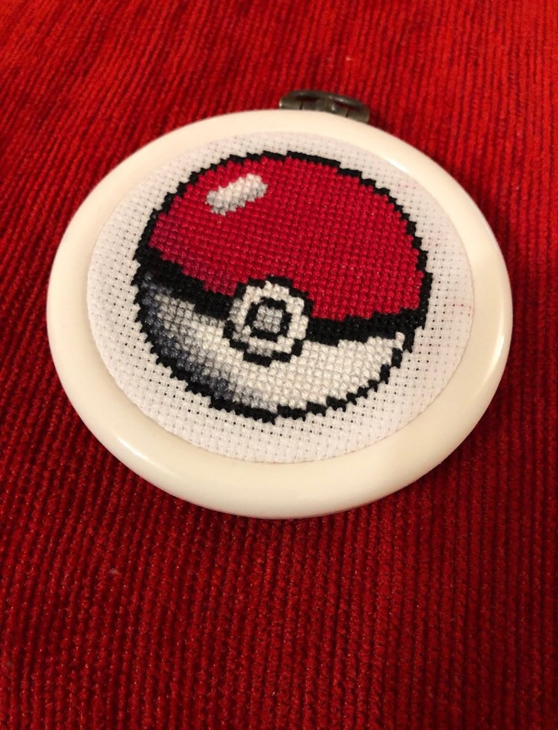 Pokeball Cross Stitch Pattern - Etsy