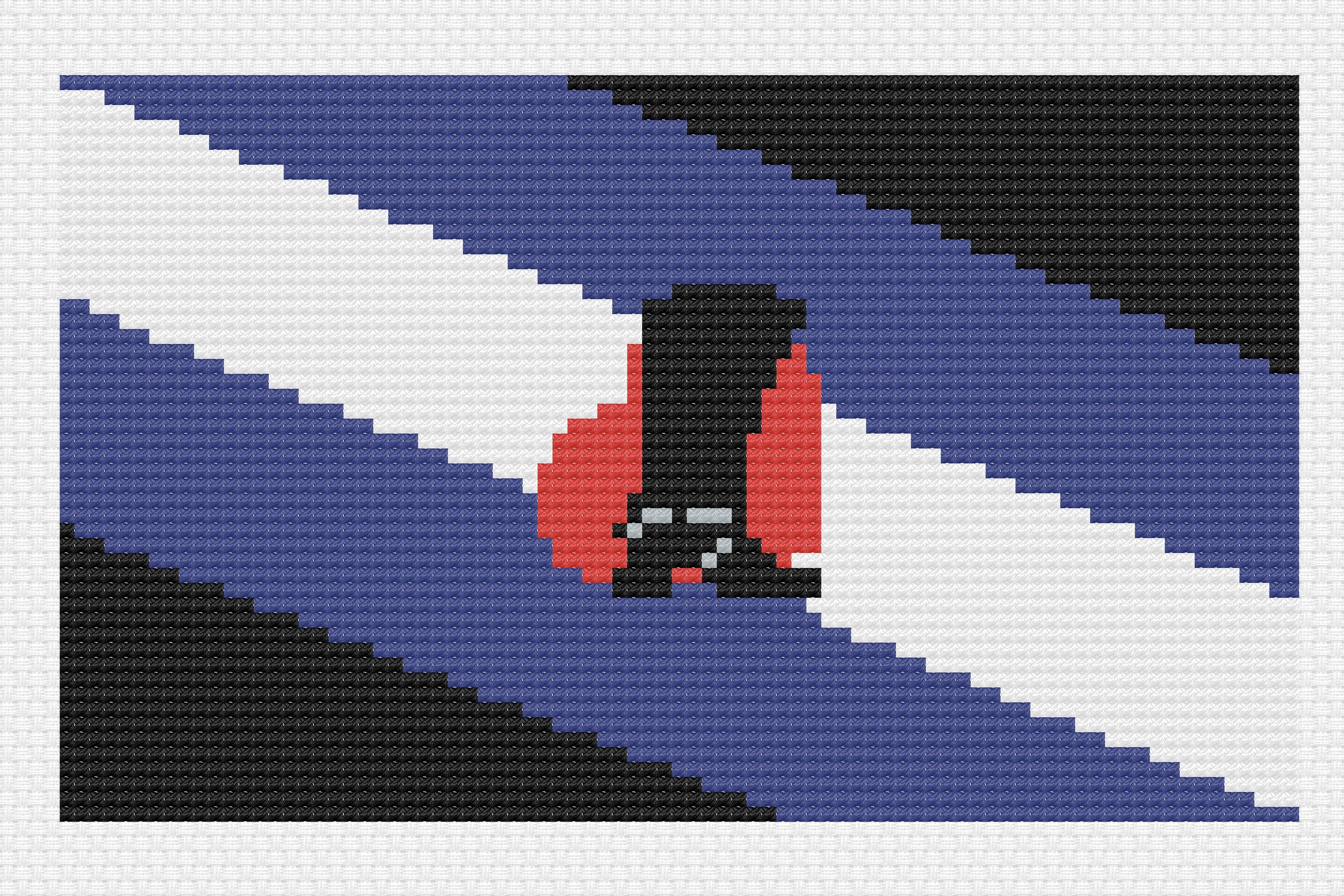Bootblack Pride Flag Cross Stitch Pattern - Etsy Australia