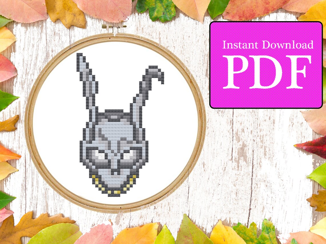 Donnie Darko Frank Cross Stitch Pattern - Etsy