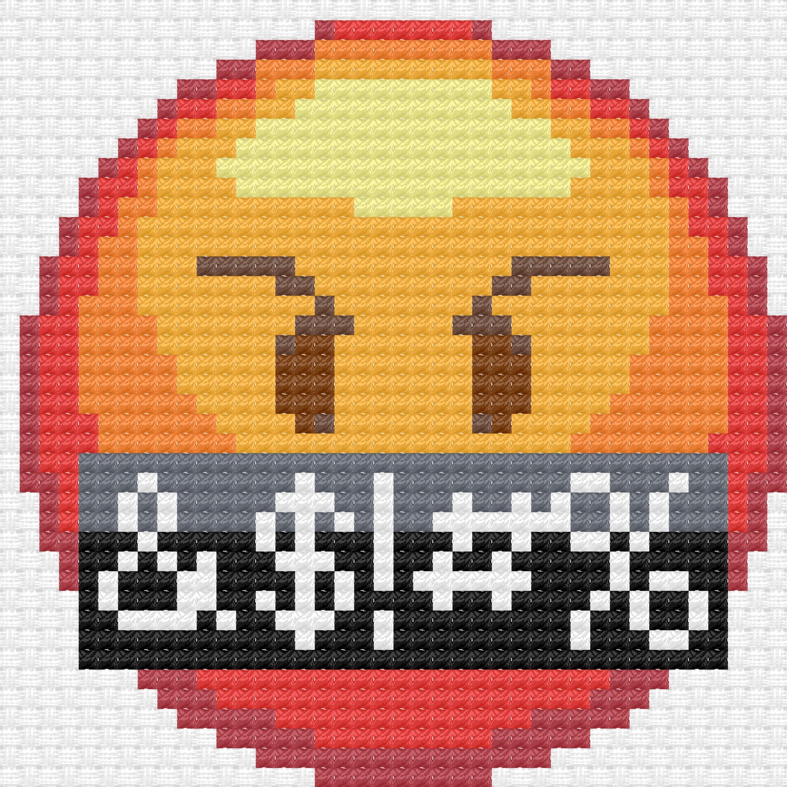 Swearing Emoji Cross Stitch Pattern - Etsy