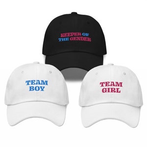 Gender Reveal Dad Hat | Gender Reveal | Gender Reveal Ideas ...