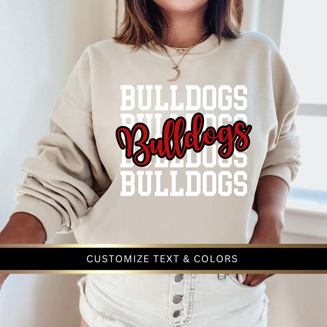 Custom Mascot Sweatshirt | Team Mascot, Custom School Sweatshirt ...