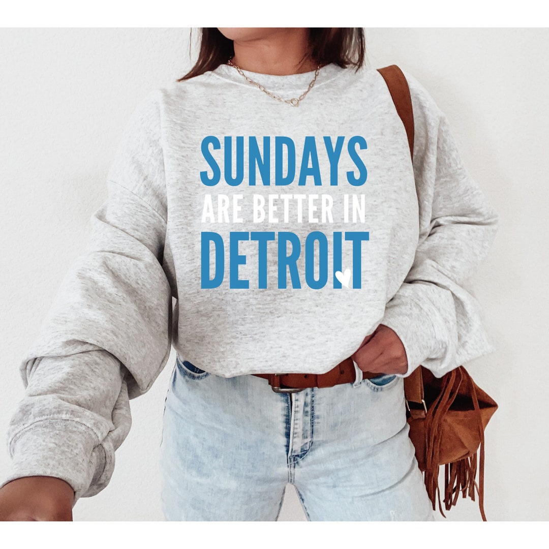 Custom Football Sweatshirt | Detroit Football, Custom Football Shirt ...