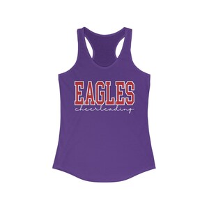 CUSTOM Cheer Tank | Cheerleading Shirts, Team Mascot, Cheer Coach ...