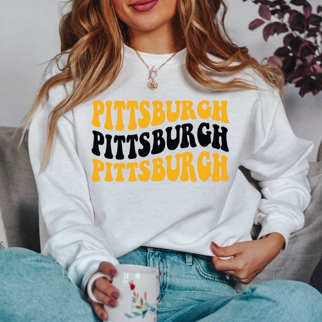 Pittsburgh Sweatshirt | Pittsburgh Gift, Team Sweatshirt, Pittsburgh ...