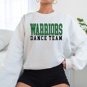 Custom Dance Team Sweatshirt | Dance Sweatshirt, Team Mascot Shirt ...