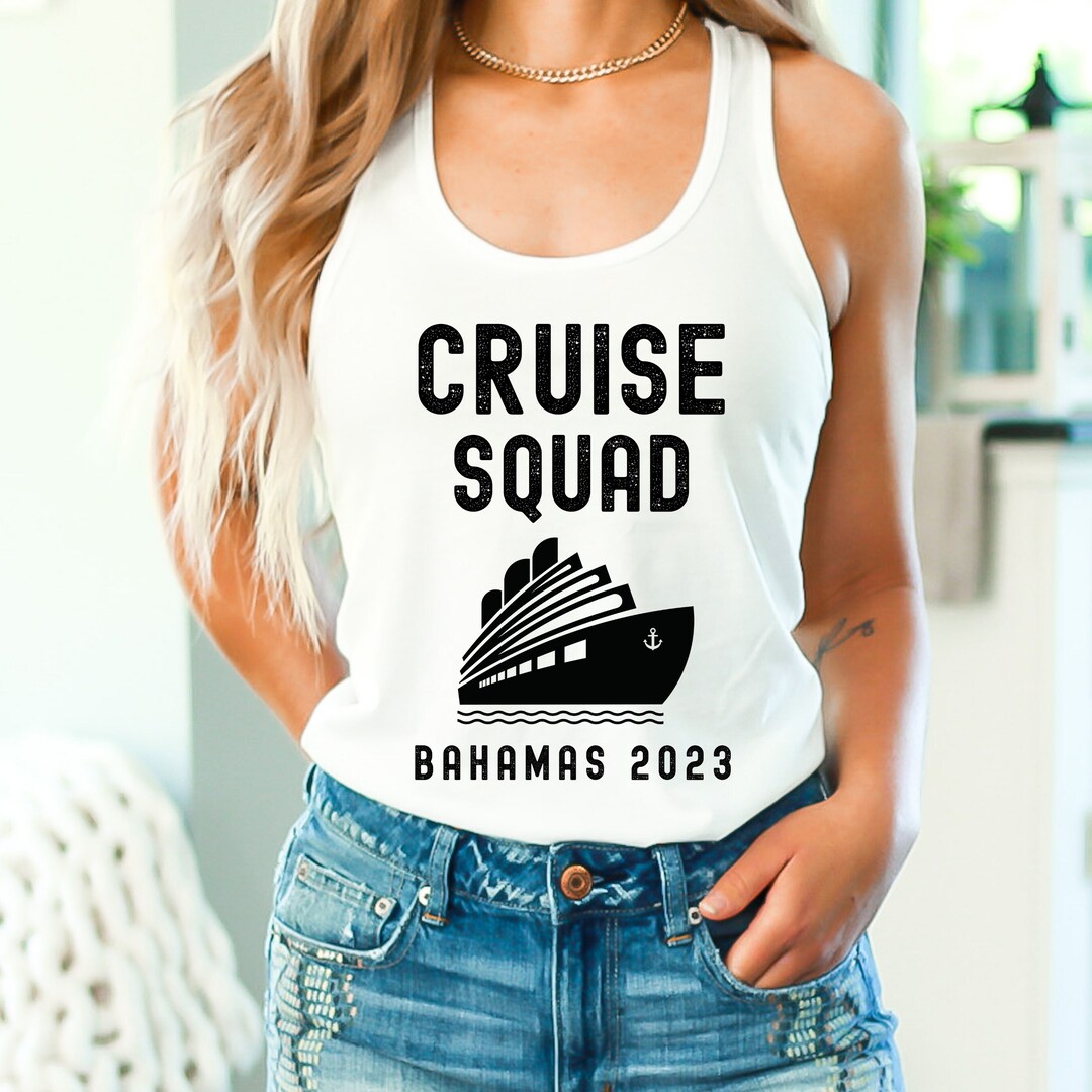 Custom Cruise Squad Tank | Cruise Birthday, Vacation Gifts, Matching ...