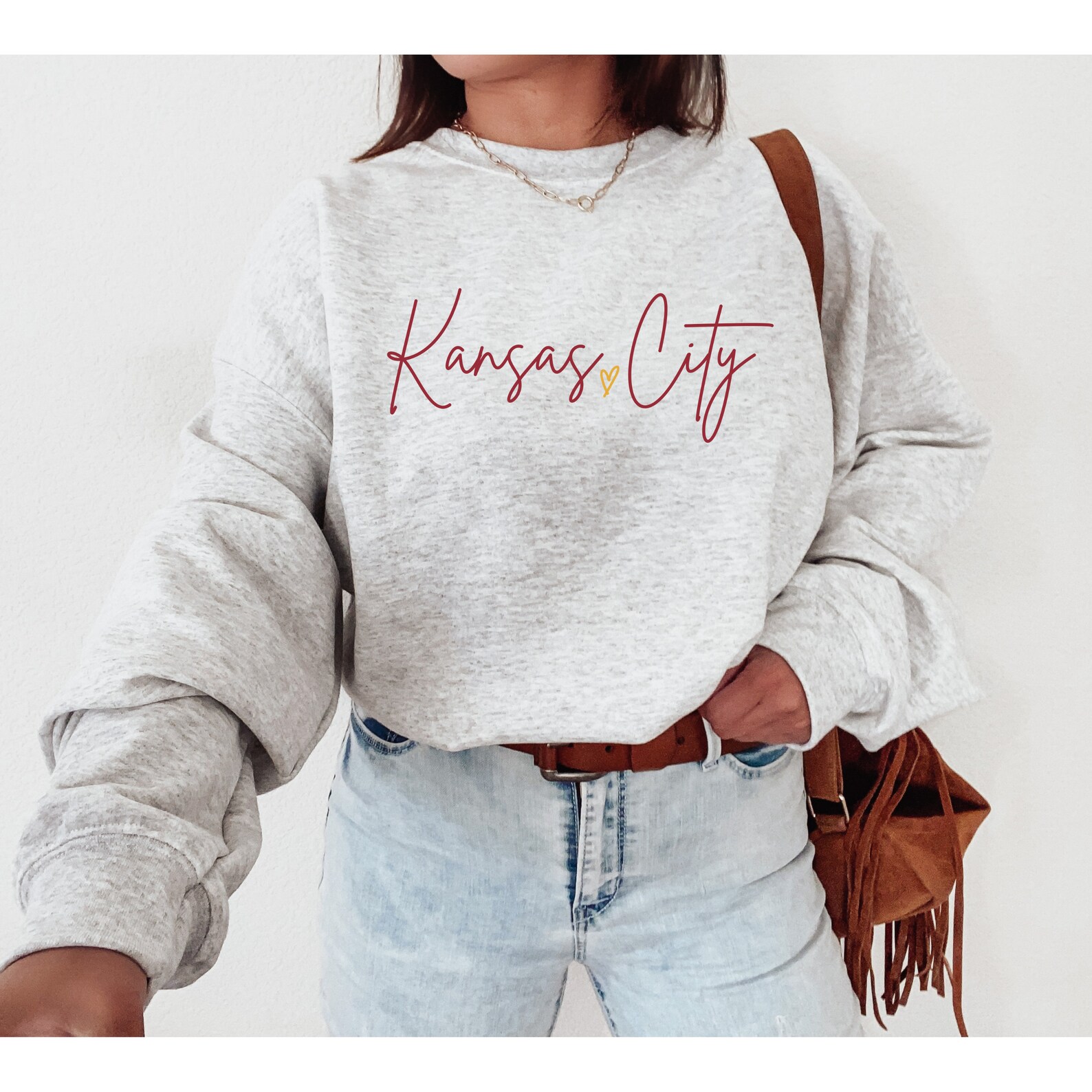 Kansas City Sweatshirt | Kansas City Sweater | Kansas City Football ...
