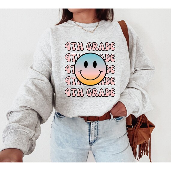 Retro 4th Grade Sweatshirt Fourth Grade Teacher 4th Grade - Etsy