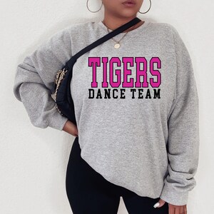 Custom Dance Team Sweatshirt | Dance Sweatshirt, Team Mascot Shirt ...