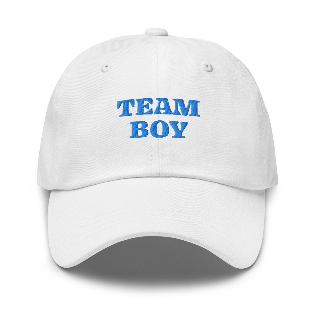 Team Boy Dad Hat | Gender Reveal | Gender Reveal Ideas | Embroidered ...