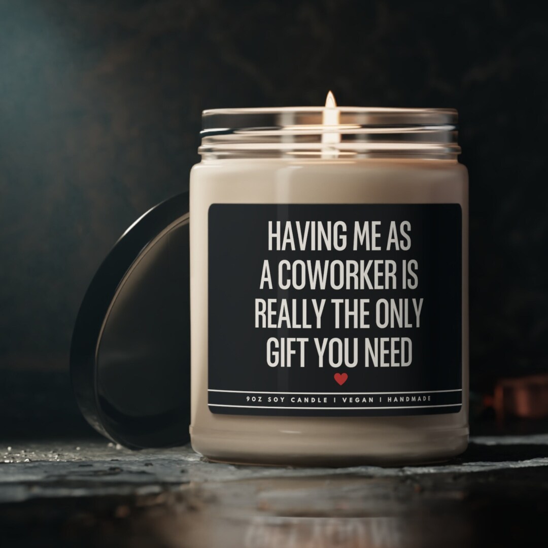 Funny Coworker Soy Candle | Gift for Coworker, Funny Candle ...